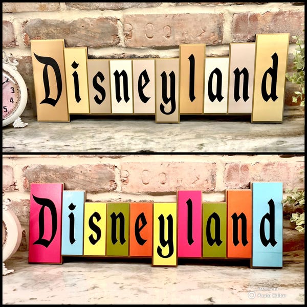 Disneyland Sign - Etsy