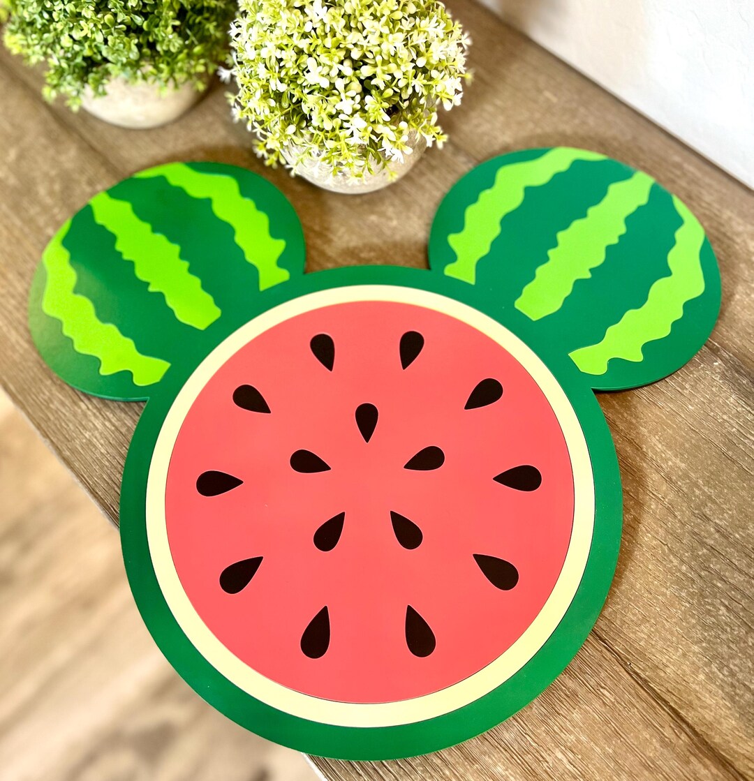 Watermelon Mouse Ears Sign - Etsy
