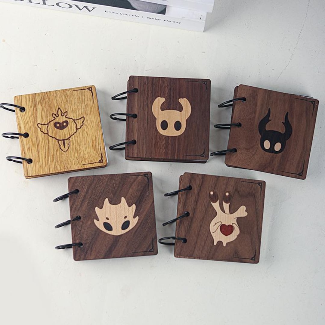 Handcrafted Hollow Knight Journal - Mini Travelers Notebooks - Engraved ...