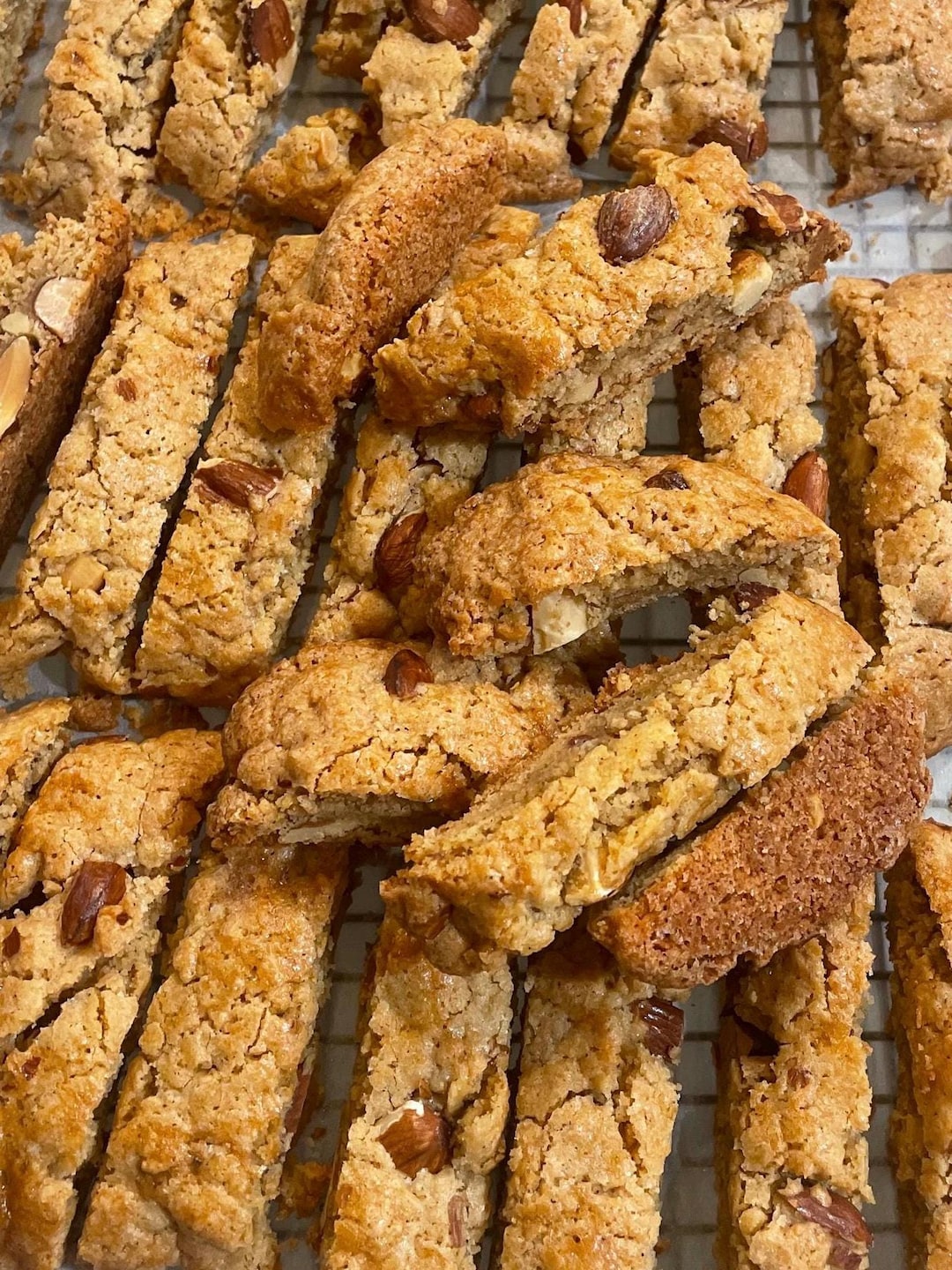Crunchy Almond Biscotti: Italian Cookies - Etsy
