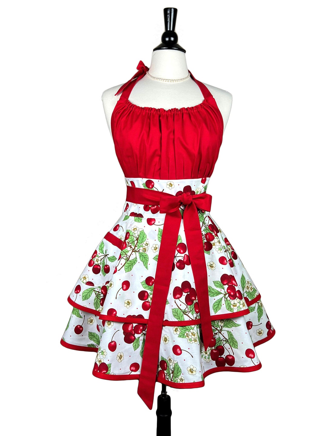 Womens Cherry Apron Custom Personalized Sexy Apron for - Etsy
