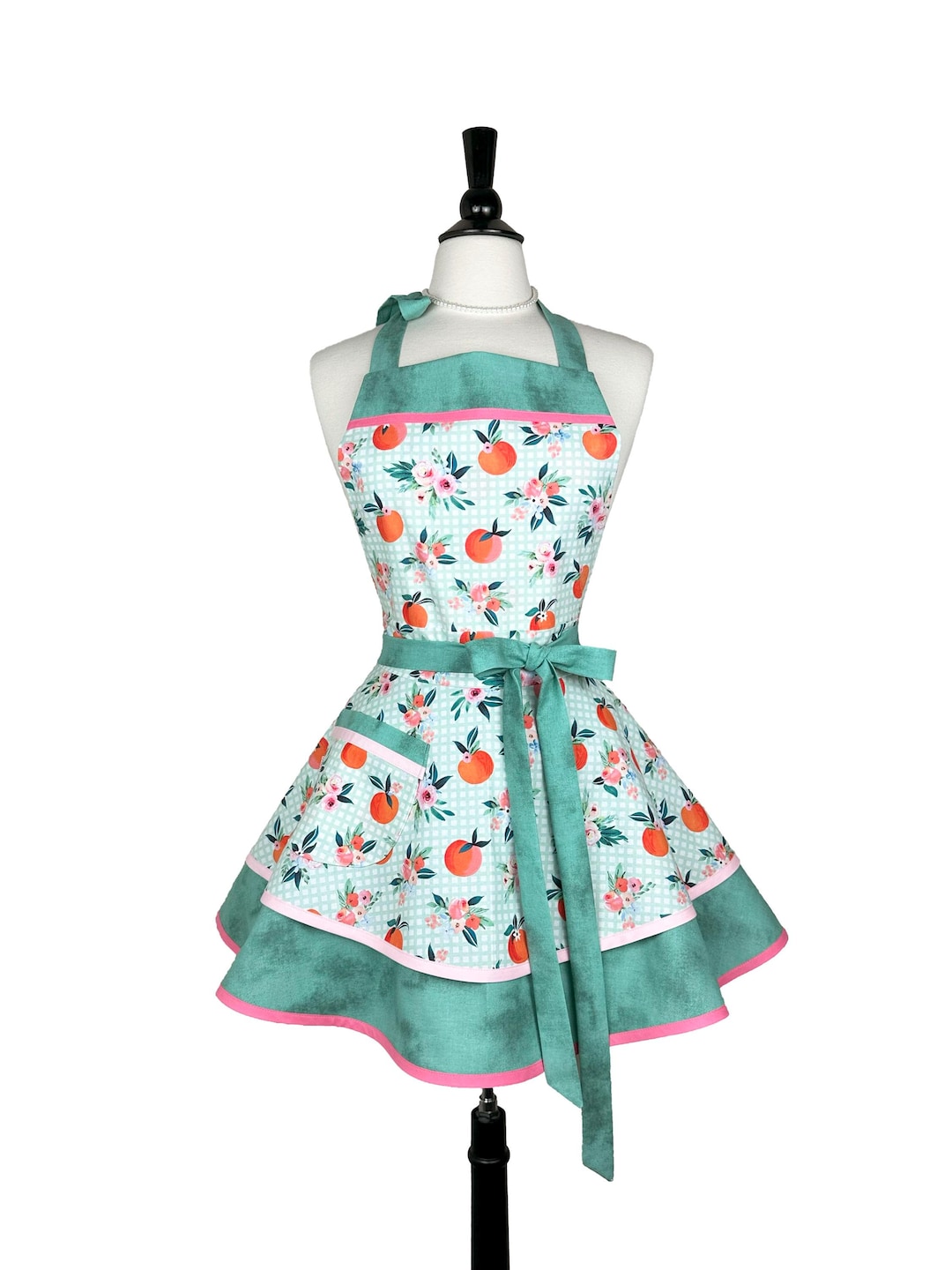 Cute Retro Womens Kitchen Apron - Personalized Vintage Gift for ...