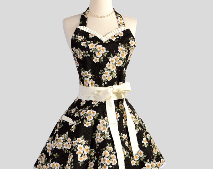 Sweetheart Retro Apron Sexy Kitchen Apron In Cute And Flirty Etsy