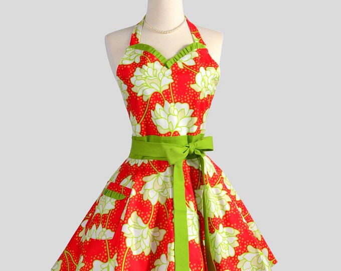 Sweetheart Retro Apron Sexy Kitchen Apron Cute And Flirty Etsy