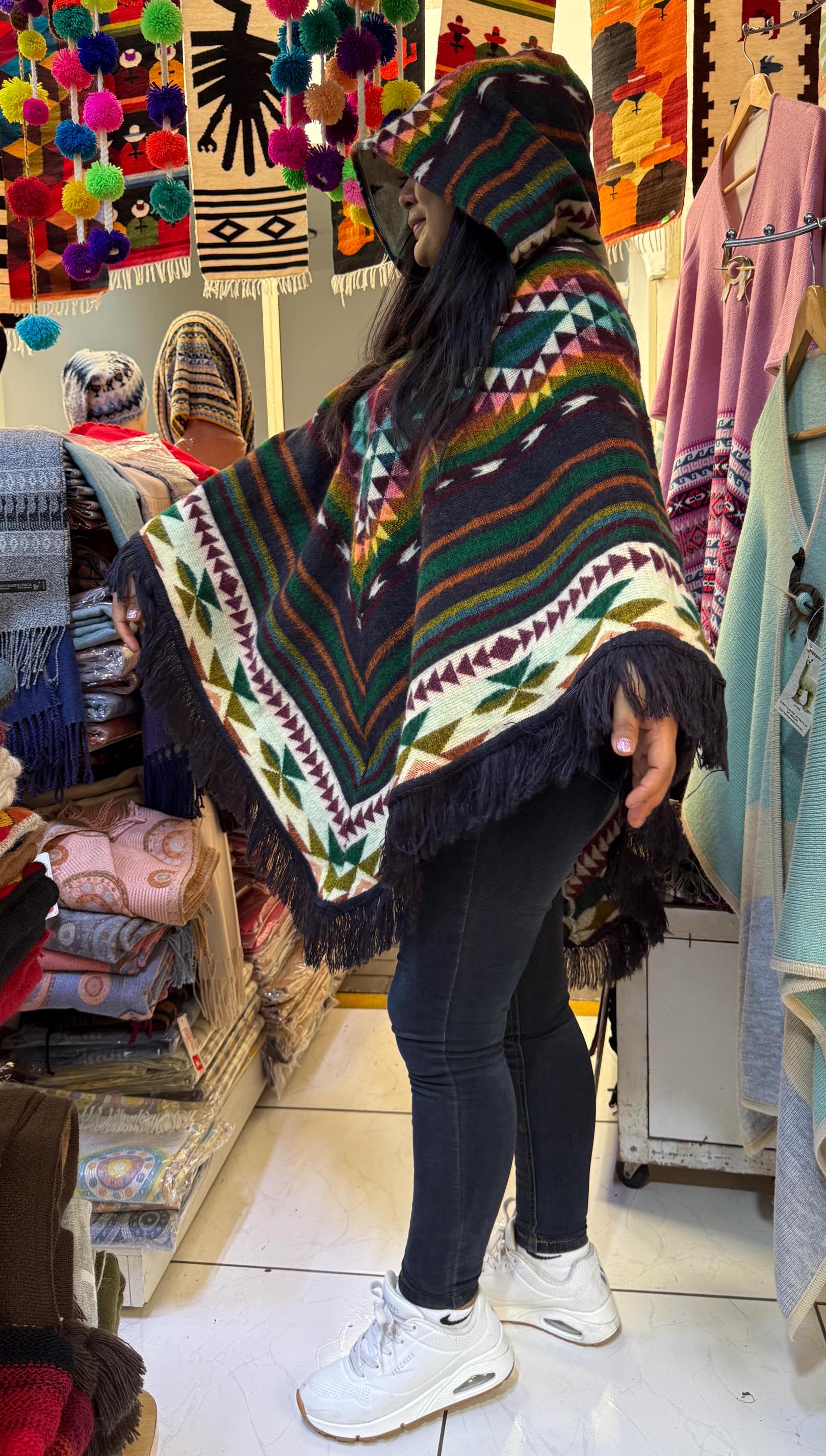 Peruvian Alpaca Poncho (ethnic-style Shawl) - Etsy