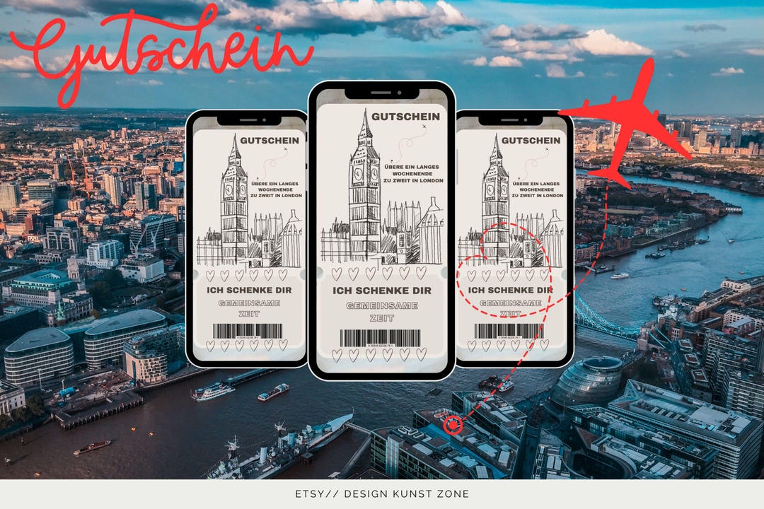 Digital City Break Gift Voucher | Travel Voucher to Give Away | City ...