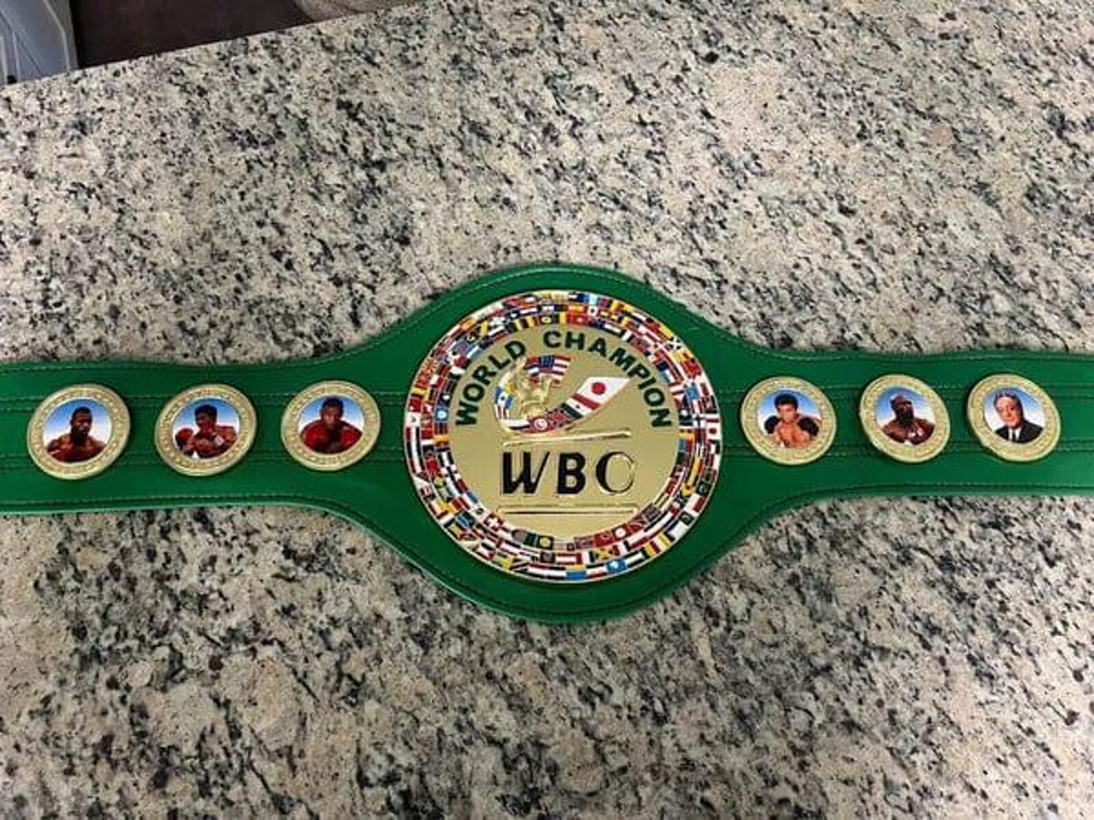 WBC World Boxing Championship Title Belt Heavyweight 4mm Brass Metal ...
