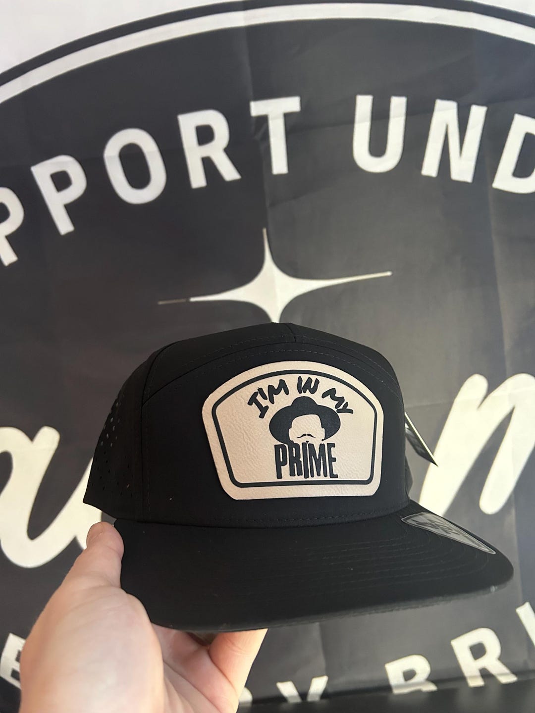 In My Prime Hat | Doc Holliday | Gift Idea | Leather Patch Hat ...