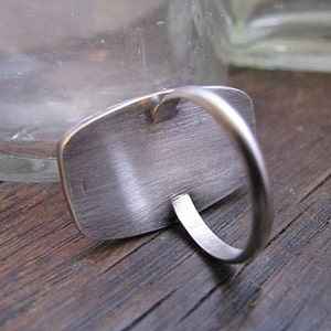 Silver Portrait Ring II - Etsy