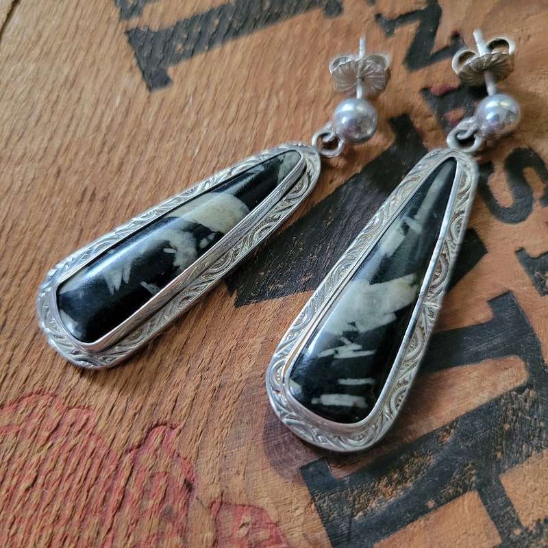 Zebra Stud Earrings - Etsy