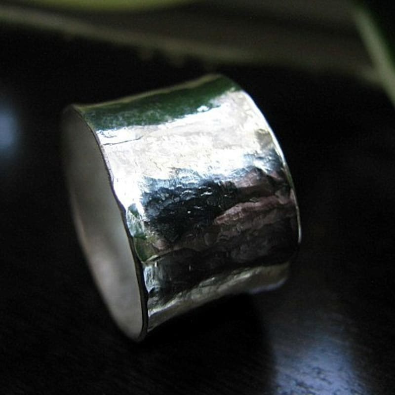 Silver Band - Etsy