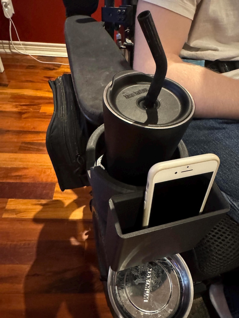 Cup Holder for Permobil Power Chair With Phone Holder - Etsy
