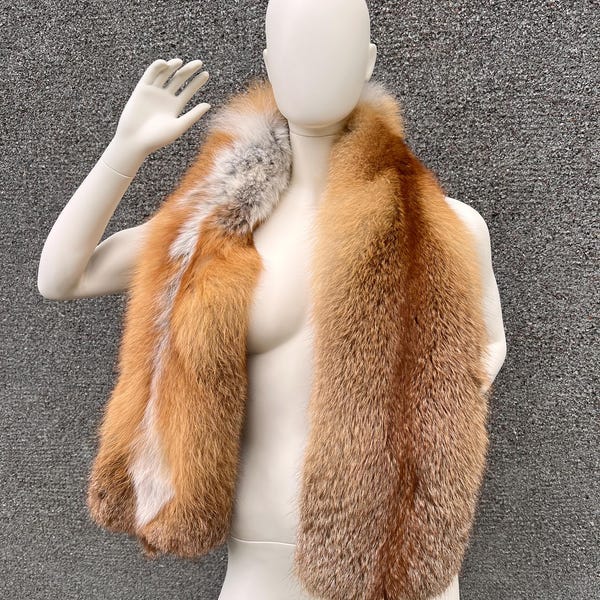 Red Fox Scarf - Etsy
