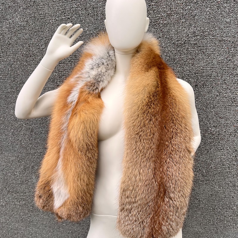 Red Fox Fur Scarves - Etsy