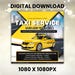 Taxi Service Flyer, Cab Service Flyer, Uber Taxi Service Flyer Template ...