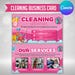 Business Card, Cleaning Services Business Card, Premade Housekeeping ...