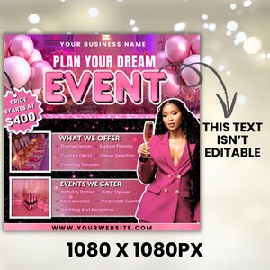 Party Rentals Flyer, Event Supplies Flyer, Event Equipment Rental Flyer ...