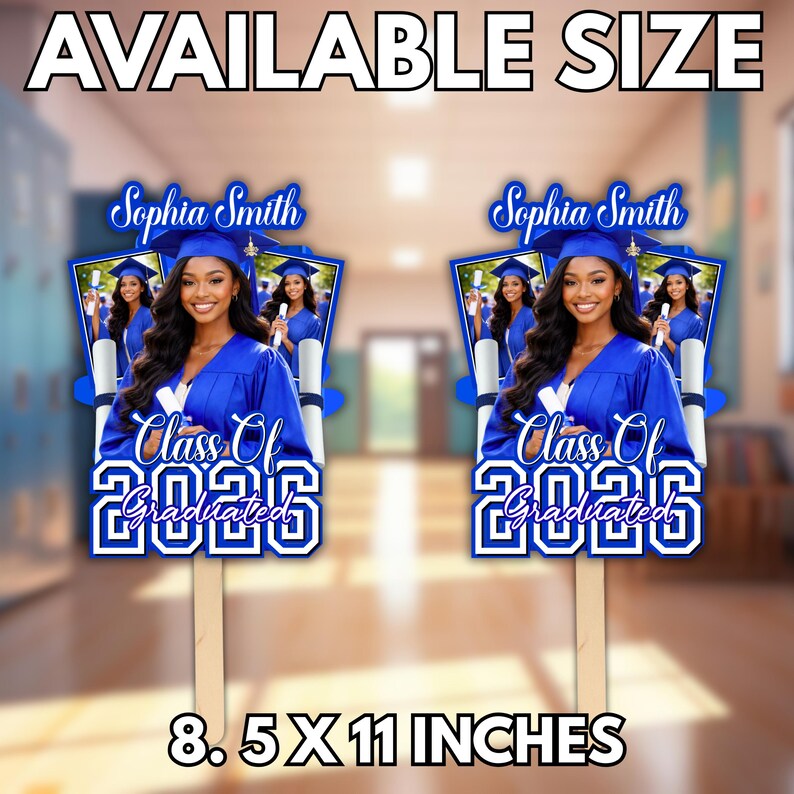 Grad Fan Template, Graduation Fan 2026 Template, Graduate Fans Senior ...
