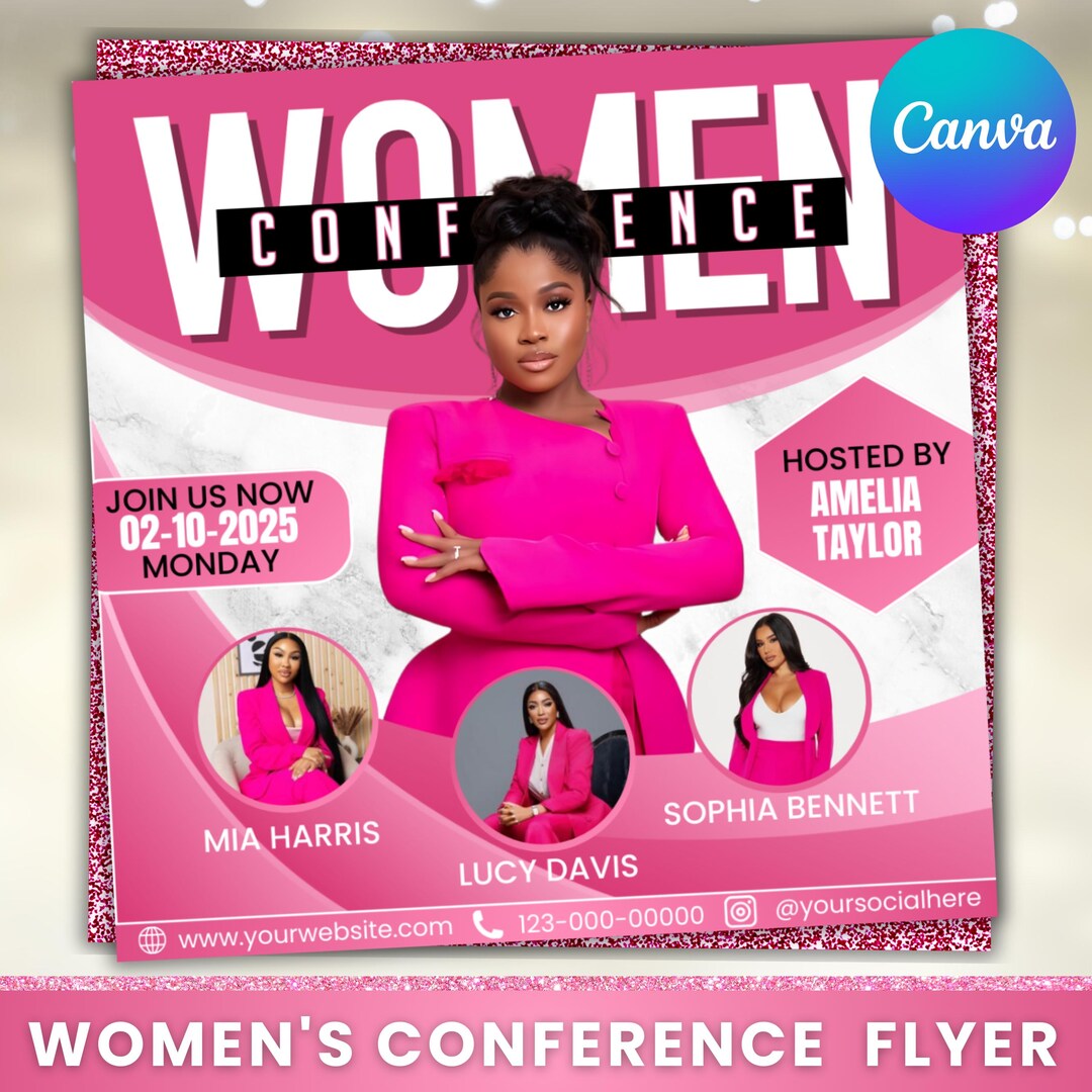 Woman Conference Flyer, Women Empowerment Flyer, Women's Brunch, Women ...