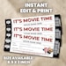Printable MOVIE Gift Tickets. Cinema Themed Gift Reveal Ticket ...