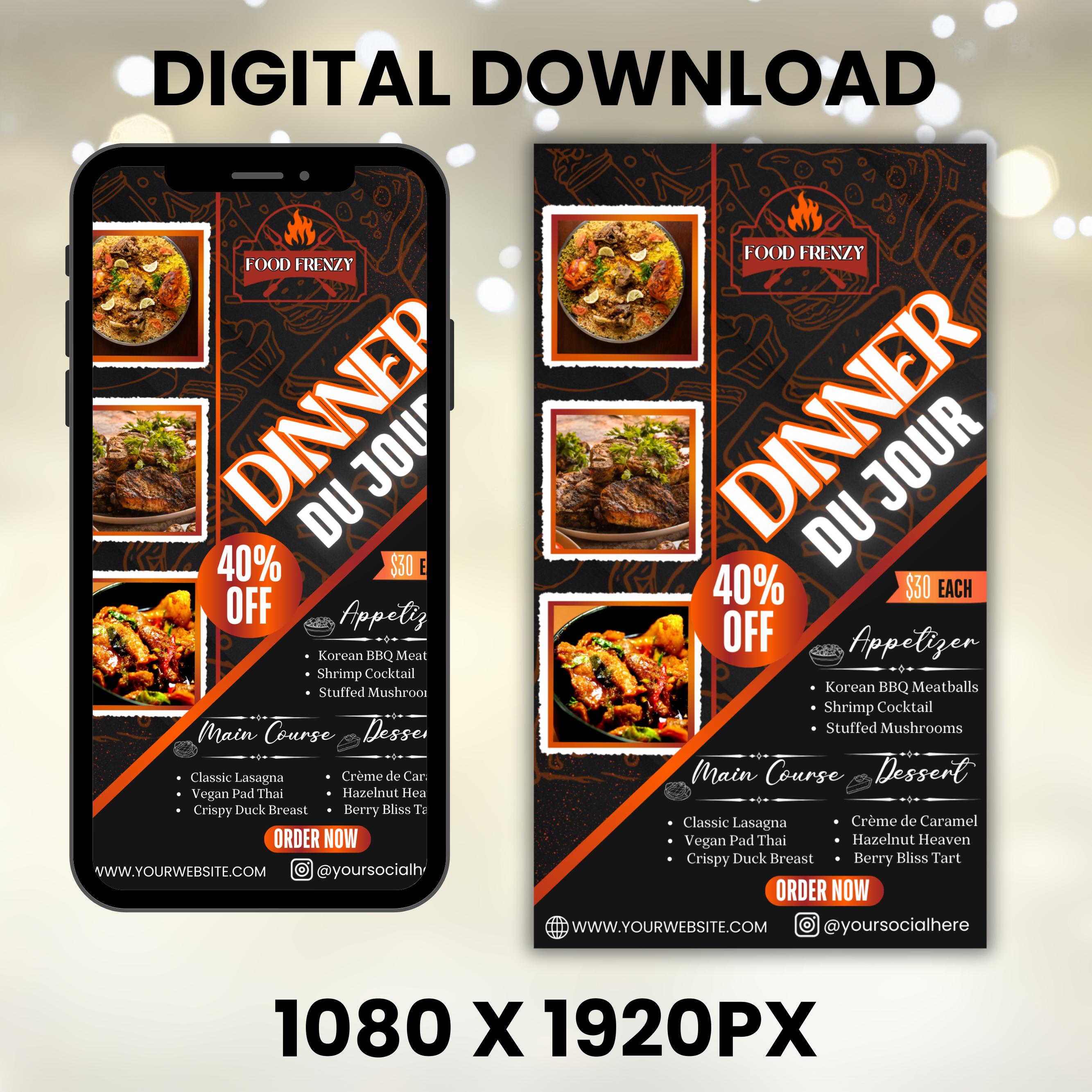 Food Business Flyer, Business Flyer, Dinner Sale Flyer, Restaurant Food ...