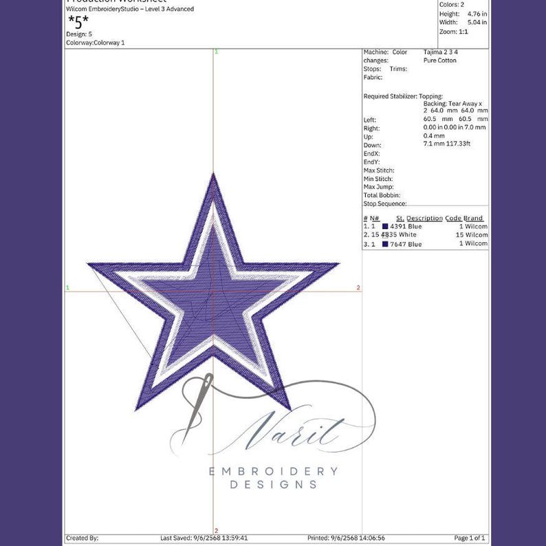 Star Embroidery Designs - Digital Download for Machine Embroidery , 7 ...