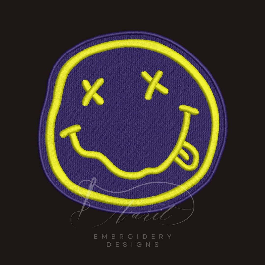 Nirvana Embroidery Designs - Digital Download for Machine Embroidery ...