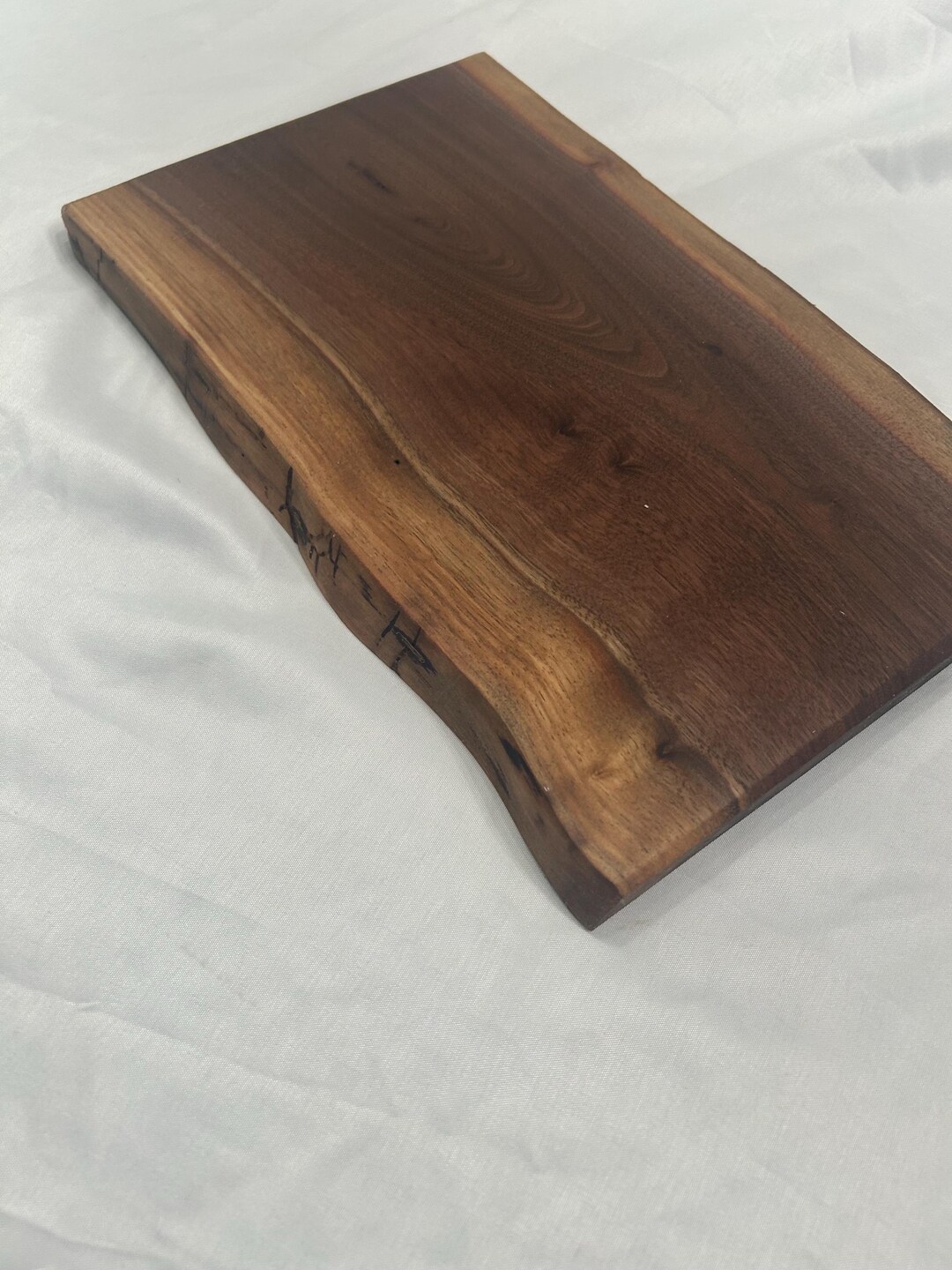 Live Edge Black Walnut Cutting Board | Charcuterie Board | Serving Tray ...