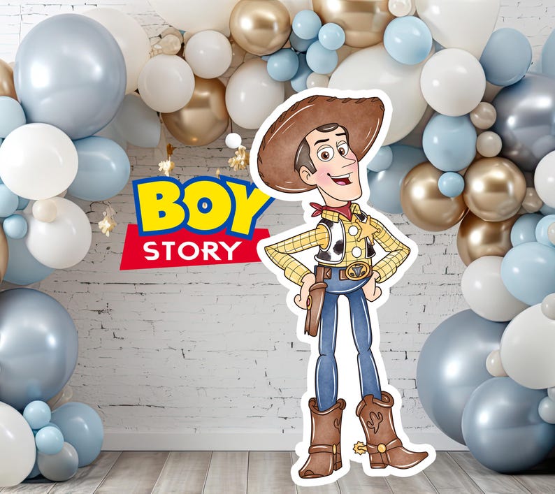 Toy Story Woody Cutout: Birthday Party Prop (digital Download) - Etsy