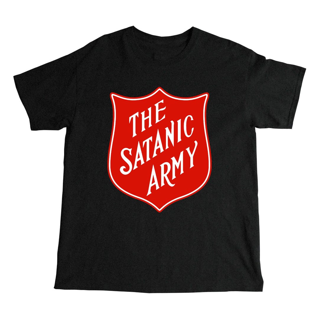 The Satanic Army T-shirt - Etsy