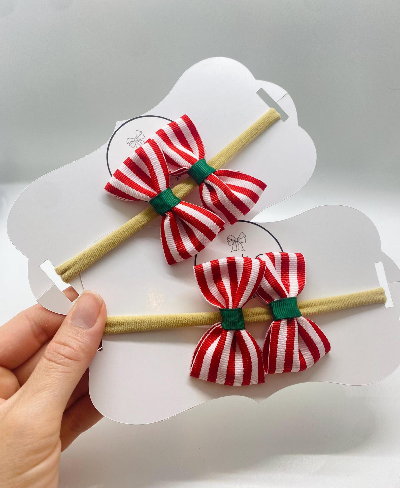 Candy Cane Christmas Baby Headband - Etsy