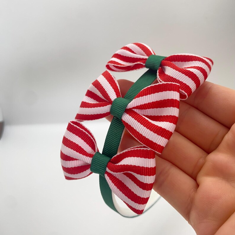 Candy Cane Christmas Headband - Etsy