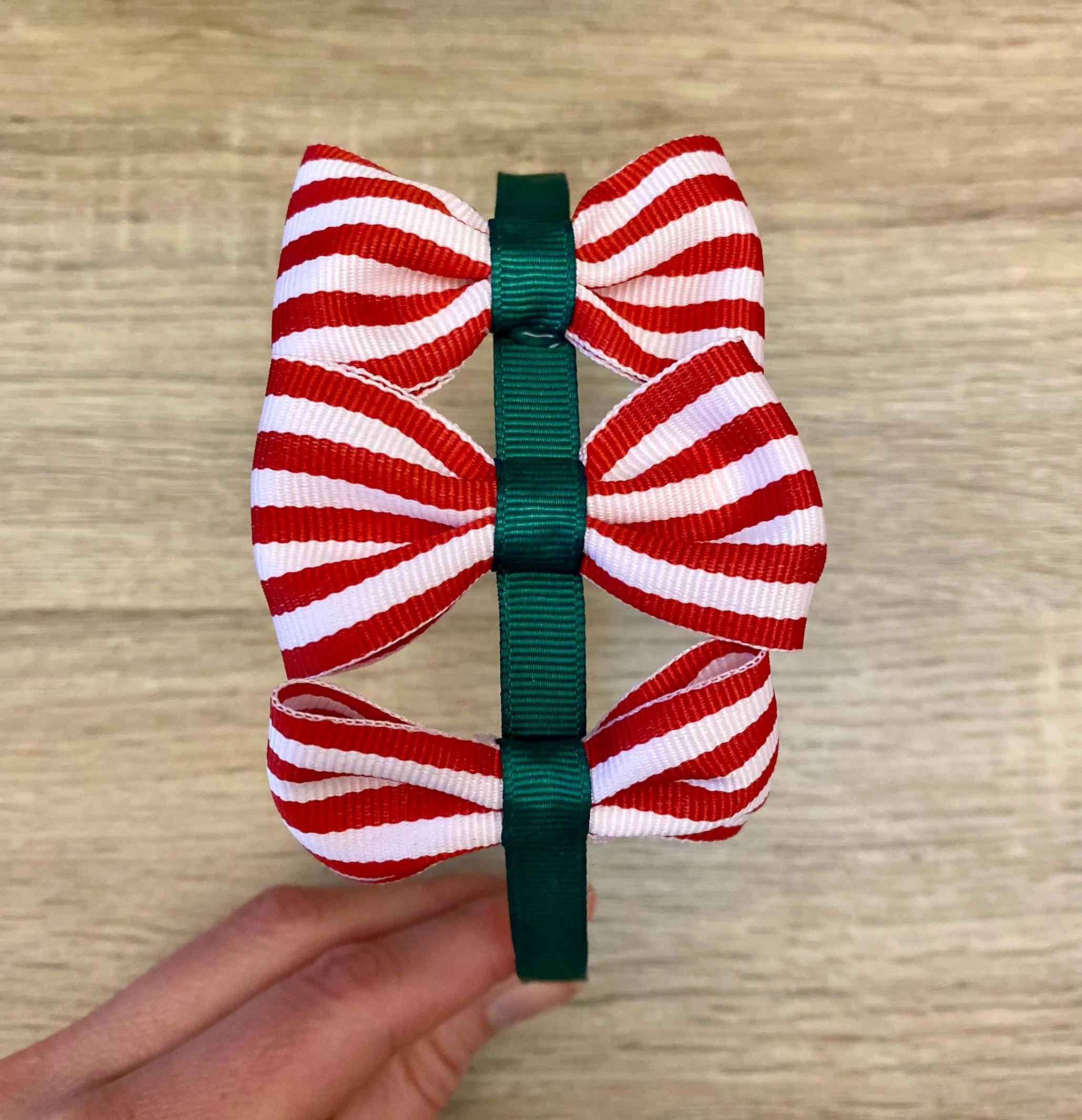 Candy Cane Christmas Headband - Etsy