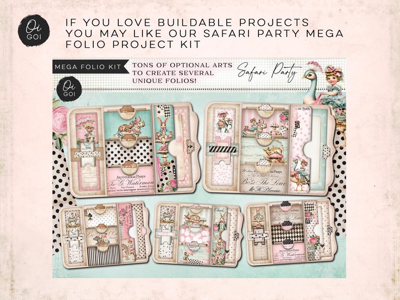 Fairy Princess Wardrobe Folio Template Projects, Shabby Chic Victorian ...
