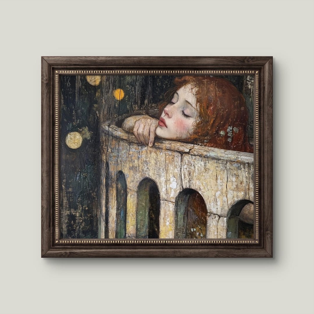 Fireflies | Fine Art Print, Ember Henderson, Myth Oil Painting ...