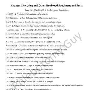 My Answers to Phlebotomy Essentials Workbook 8th Edition - Etsy