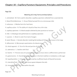 My Answers to Phlebotomy Essentials Workbook 8th Edition - Etsy