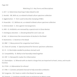 My Answers to Phlebotomy Essentials Workbook 8th Edition - Etsy