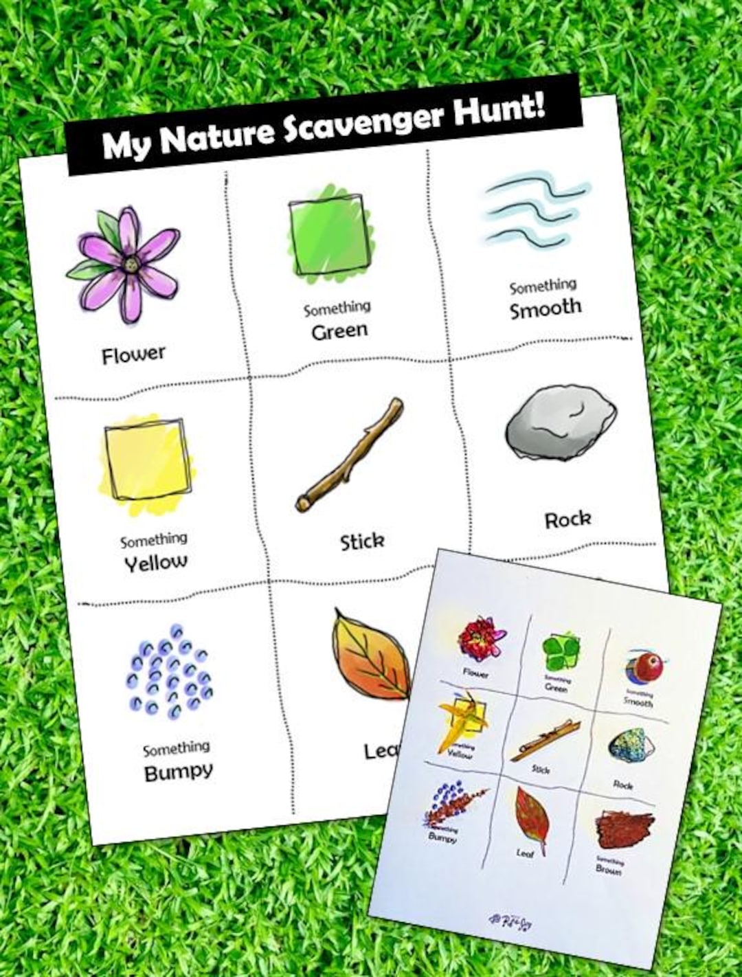 Scavenger Hunt! Outdoor Nature Walk Creation Activity / Game! - Etsy