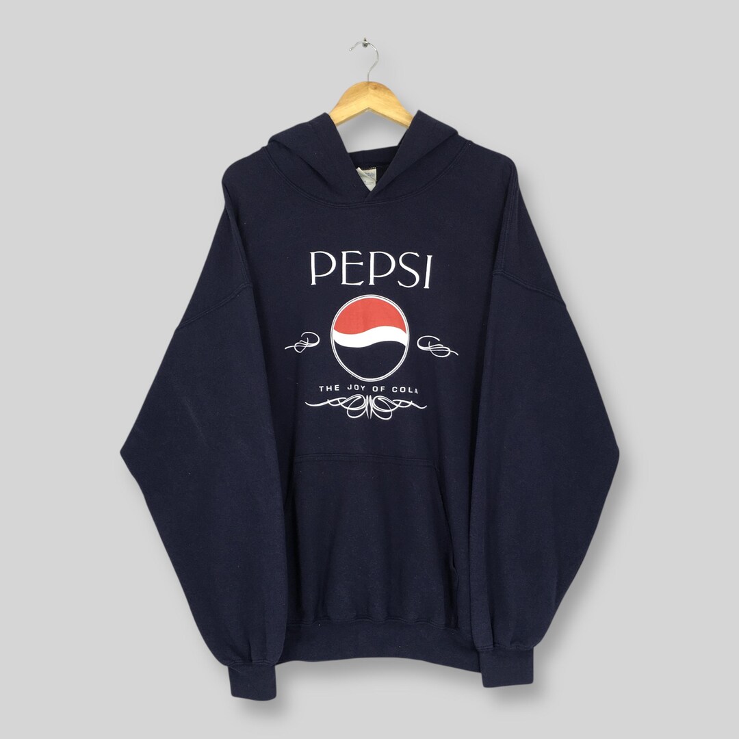 Vintage Pepsi Cola Carbonated Drink Hoodie Sweatshirt Xlarge Pepsi Cola ...