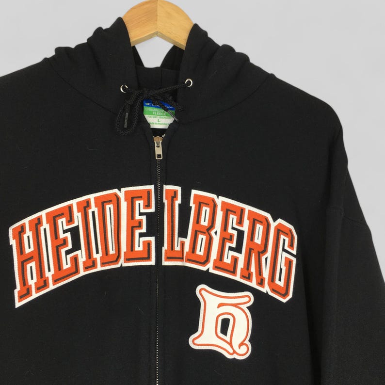 Vintage Champion Heidelberg University Hoodie Sweatshirt Large ...