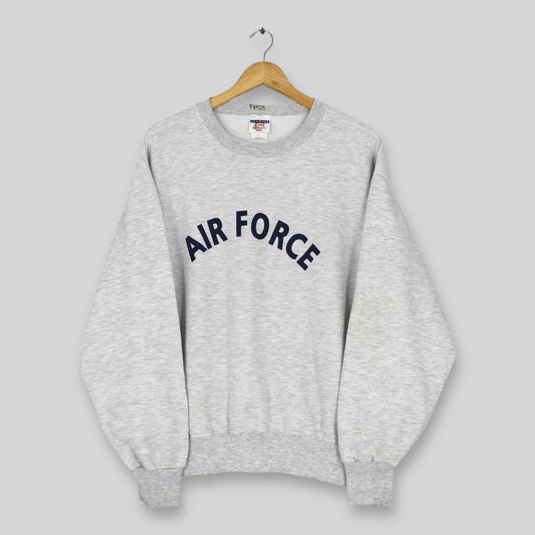 Vintage United States Air Force Sweatshirt Medium Air Force Spell Out ...