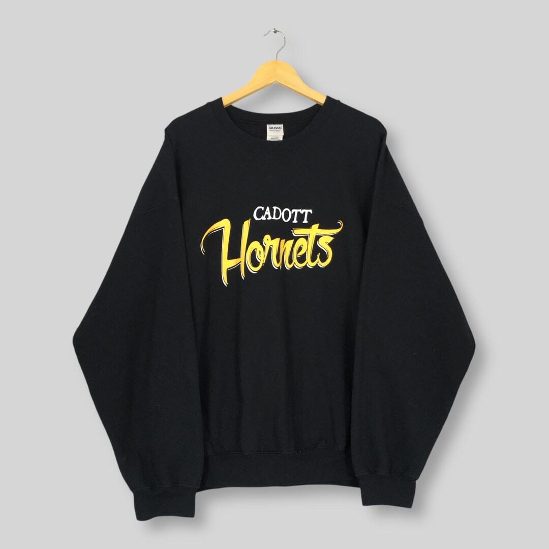 Vintage Cadott Hornets Football Black Sweatshirt Xxlarge Cadott Hornets ...