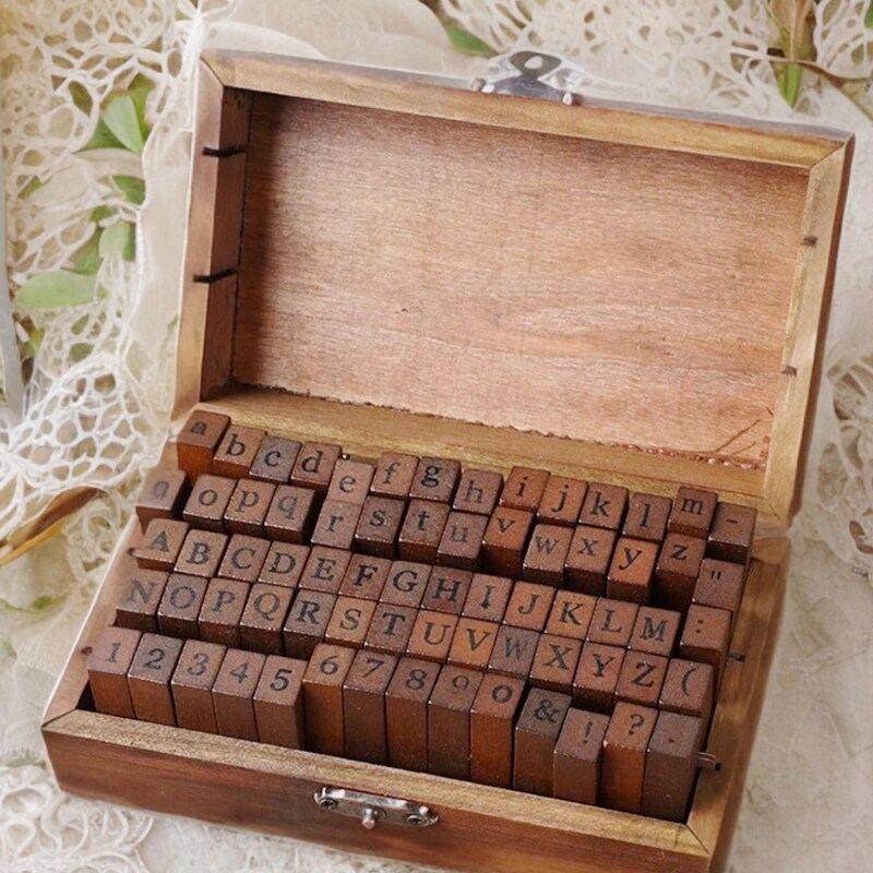 Alphabet Stamps - Etsy