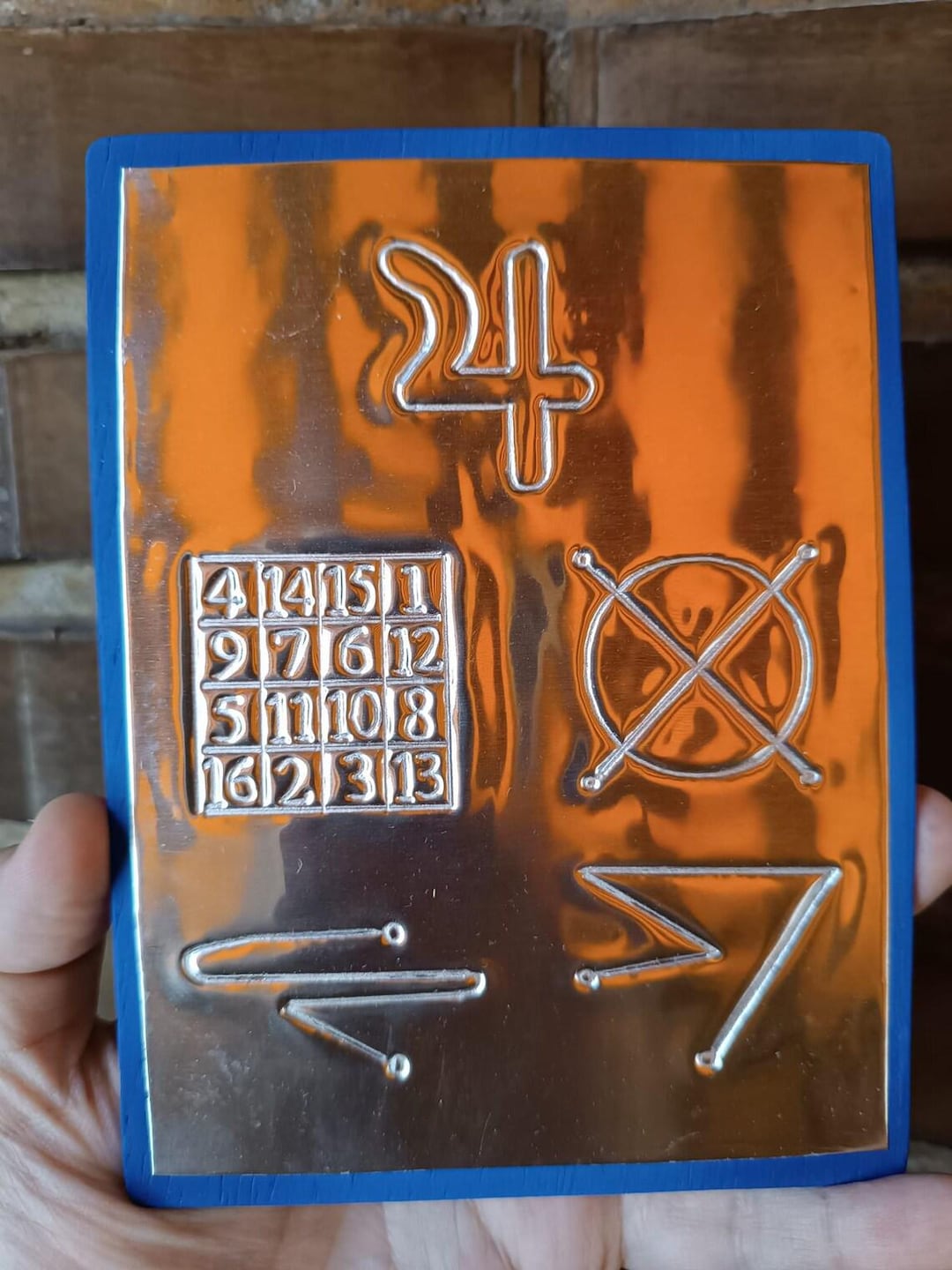 PLANETARY SIGILS JUPITER - Magick Square 16 Cm Size - Etsy