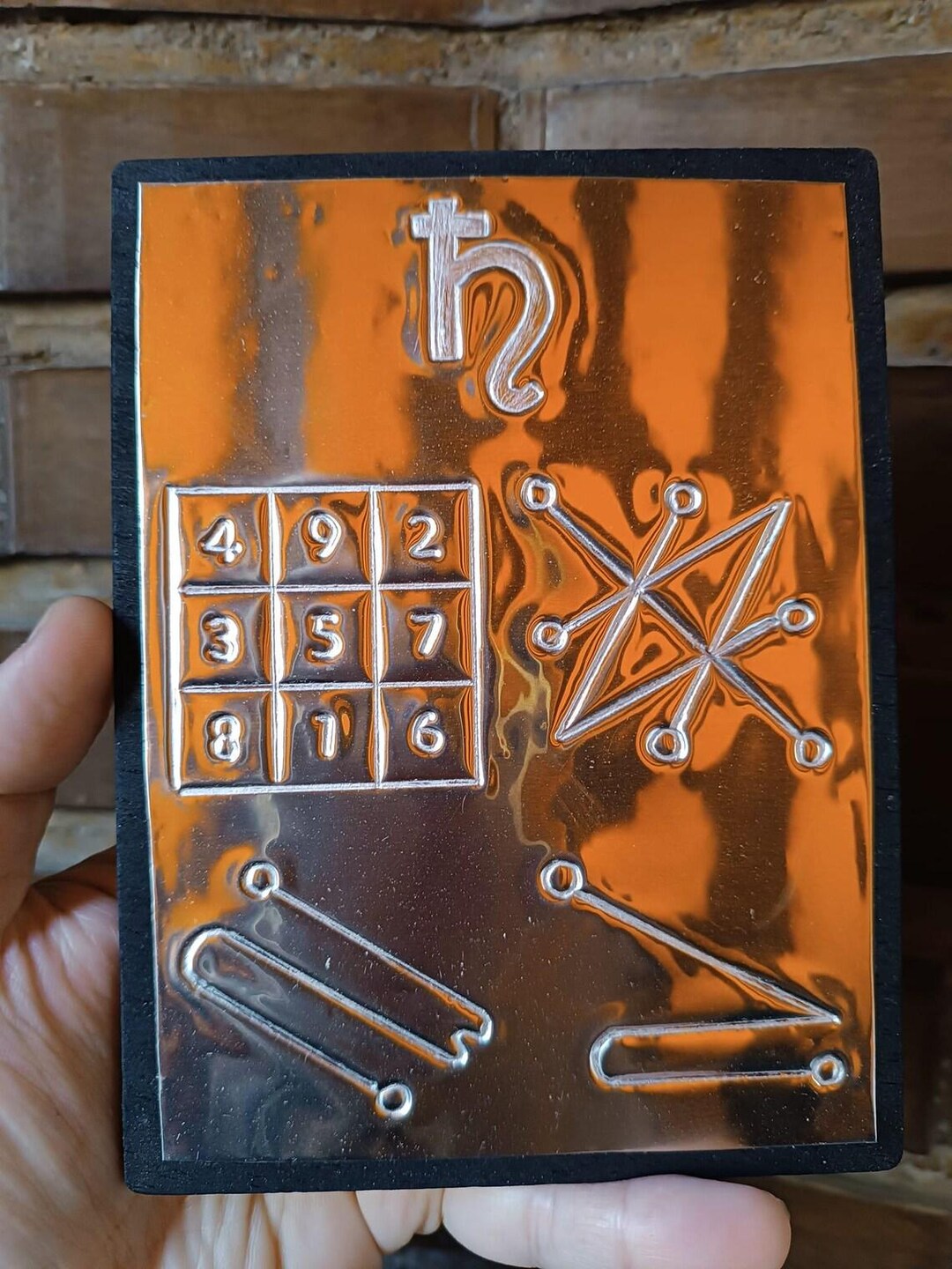 PLANETARY SIGILS SATURN - Magick Square 16 Cm Size - Etsy