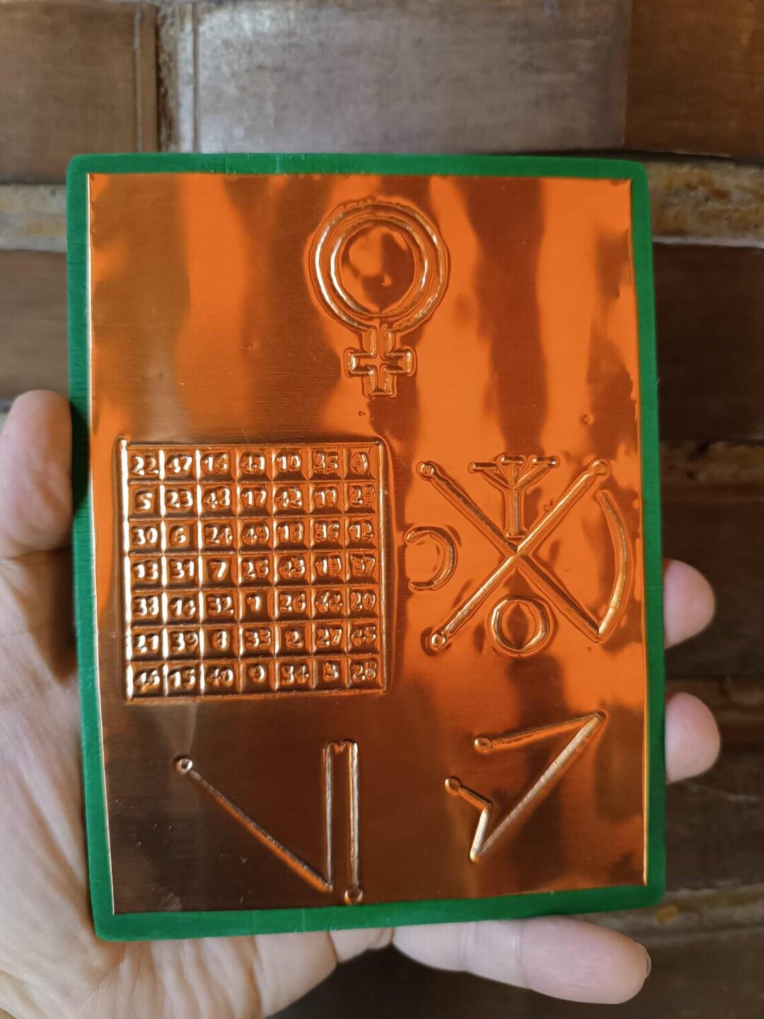 PLANETARY SIGILS VENUS Magick Square 16 cm size - Etsy España