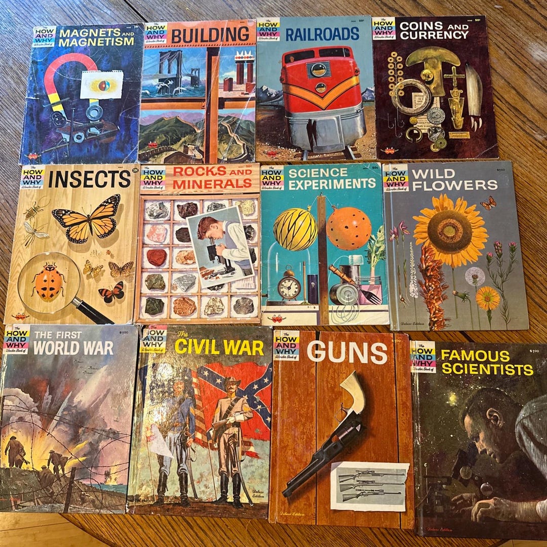 Vintage the How and Why Wonder Books Lot of 12-hardcover & Softcover - Etsy