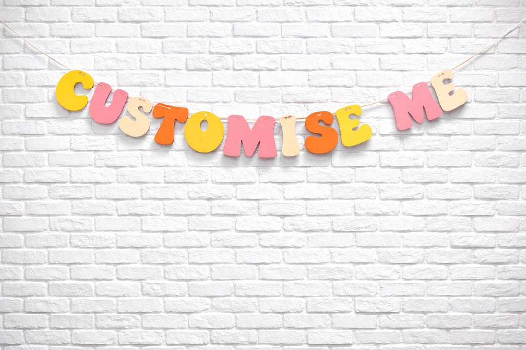 Custom Hippie Banner | Boho Woodstock Theme | Groovy Vibes | Flower ...