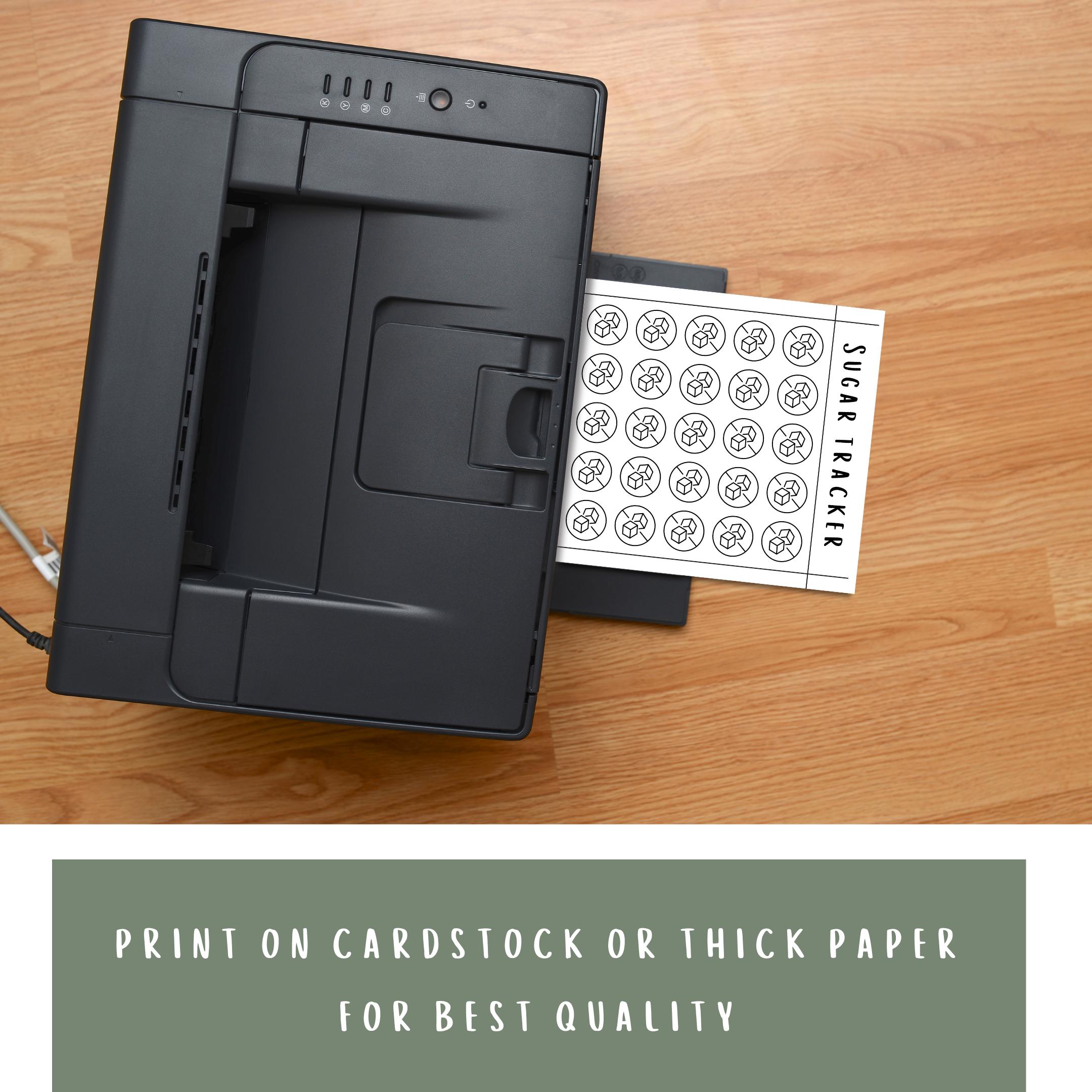 Sugar Intake Tracker, Digital Download, A4 & A5 Printable, Health Goals ...